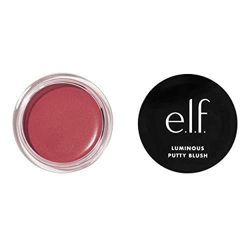 e.l.f. Luminous Putty Blush, Putty-to-Powder, Buildable Blush With A ...