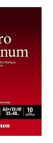 Canon 2768B018 Photo Paper Pro Platinum, 13 x 19 Inches, 10 Sheets Best ...