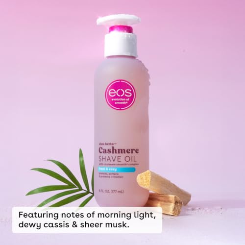eos Cashmere Shave Oil, Fresh & Cozy, Soothing and Moisturizing ...