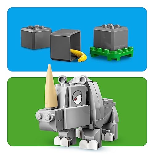 LEGO Super Mario Rambi The Rhino Expansion Set 71420, Game Inspired ...