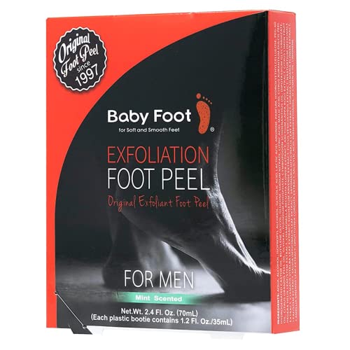 Baby Foot - Original Foot Peel Exfoliator For Men - Foot Peel Mask ...
