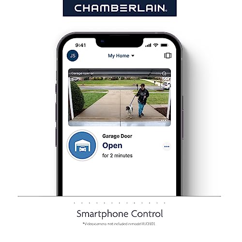 CHAMBERLAIN RJO101MC Ultra-Quiet Wall Mounted with Battery Backup and ...