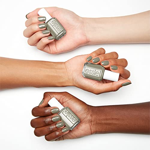 essie Nail Polish, Salon-Quality Muted Neutral Khaki Nail Polish, Vegan ...