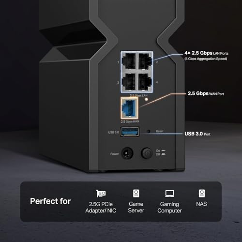 TP-Link Tri-Band BE9300 WiFi 7 Router Archer BE550 6-Stream 9.2Gbps ...