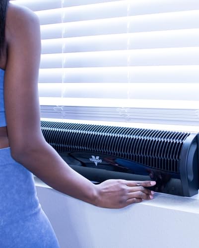 Vornado TRANSOM Window Fan with 4 Speeds, Remote Control, Reversible ...