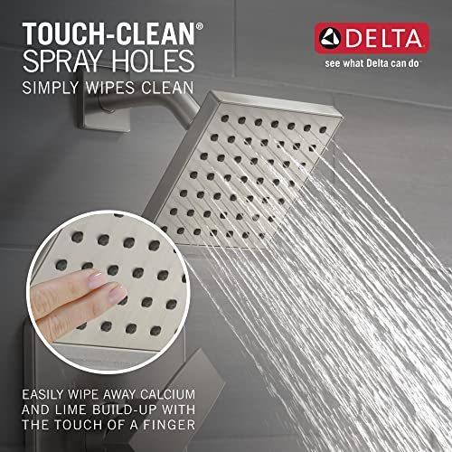 Delta Faucet Modern Brushed Nickel Shower Trim Kit, Shower Faucet with ...