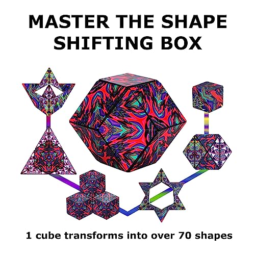 SHASHIBO Shape Shifting Box - Award-Winning, Patented Fidget Cube w/ 36 ...