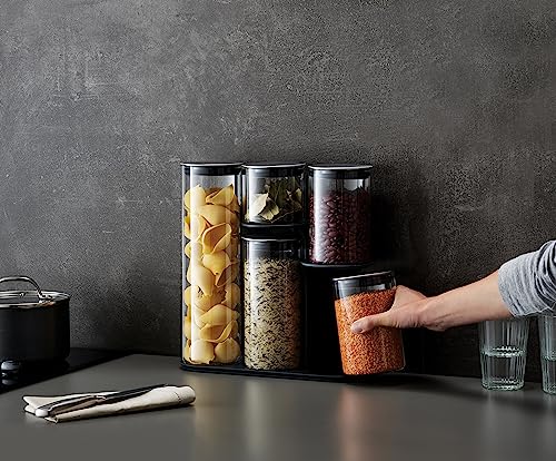 Joseph Joseph Podium 100 Dry Food Storage Container Stand, 5-Piece Set ...