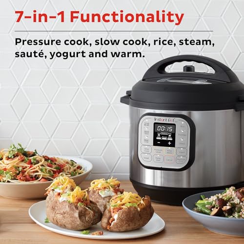 Instant Pot Duo 7-in-1 Mini Electric Pressure Cooker, Slow Rice Cooker ...