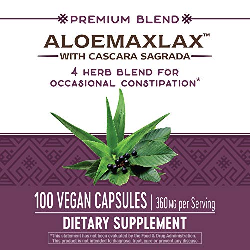 Nature's Way AloeMaxLax with Cascara Sagrada, Occasional Constipation ...