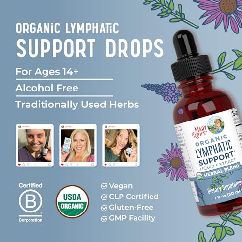 Lymphatic Support Drops by MaryRuth's | USDA Organic Lymphatic Cleanse ...