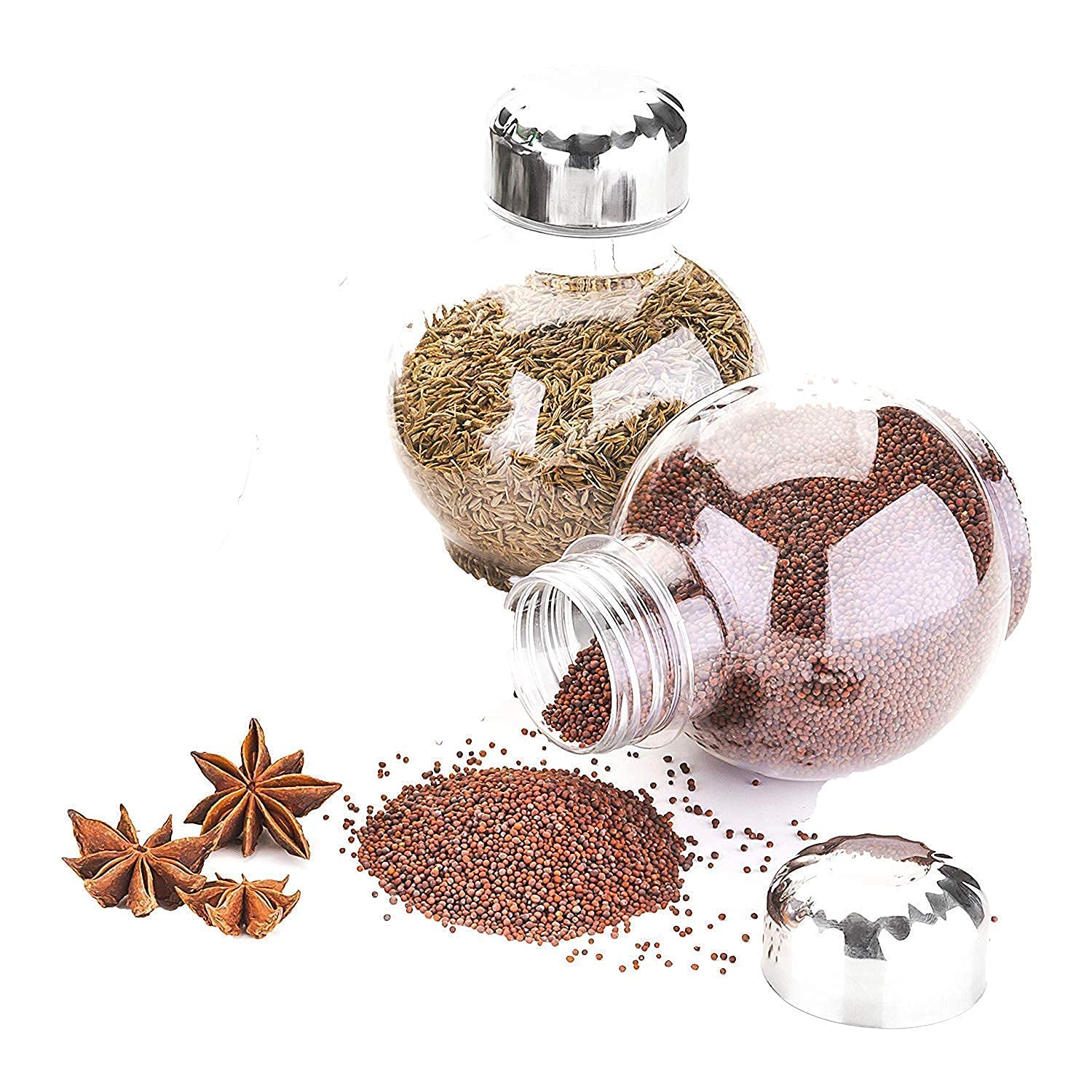 Buy ECOVISTA 16 in 1 Masala Rack Set Spice Rack Revolving Seasoning ...