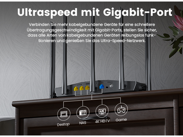 Mua Tenda RX2 Pro WiFi 6 WLAN Router (AX1500 Dual-Band 5GHz:1201Mbps + 2.4GHz:300Mbps) Gigabit ...